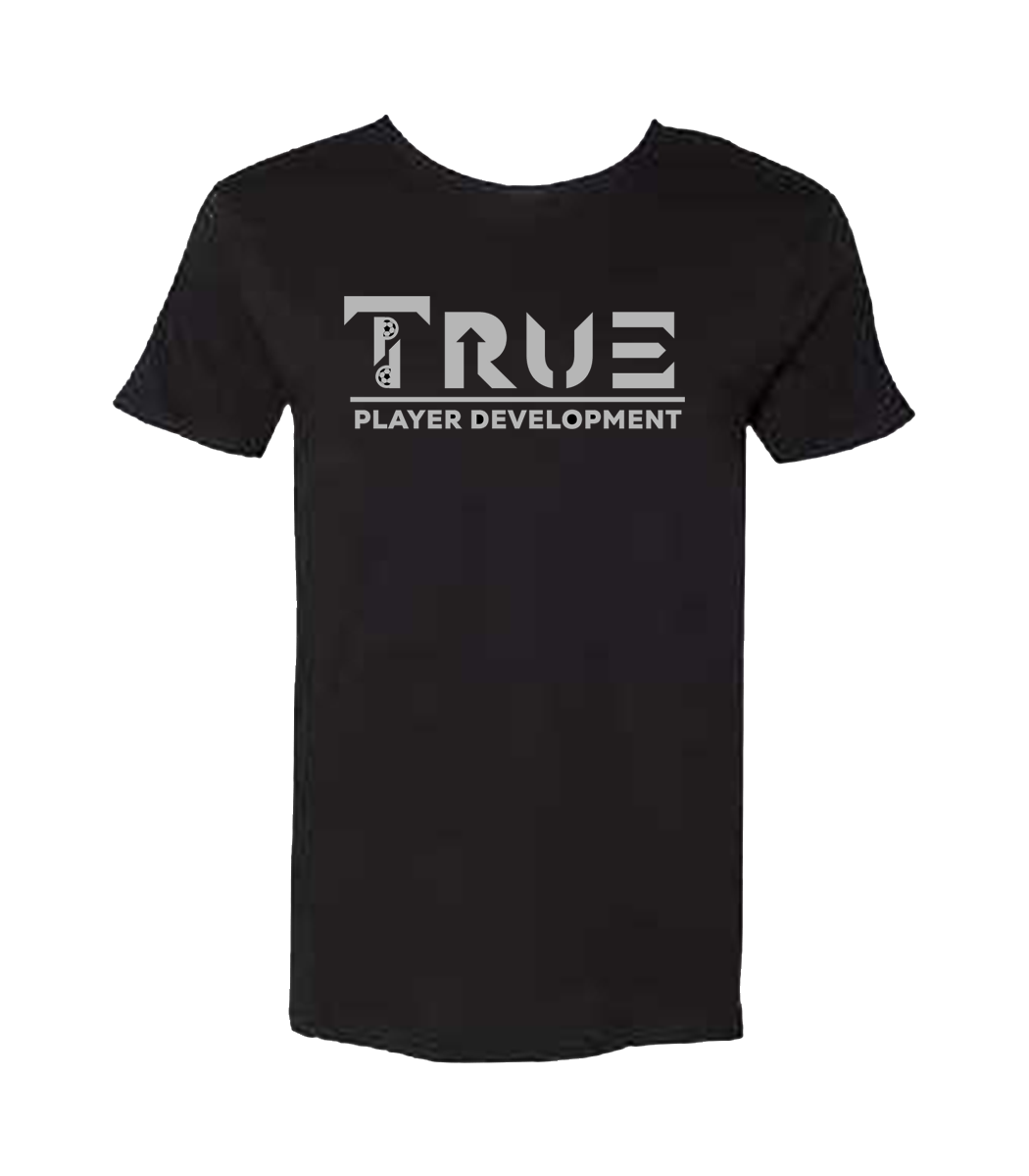 Black with White Trim TPD Shirt - 100% Cotton - True PD